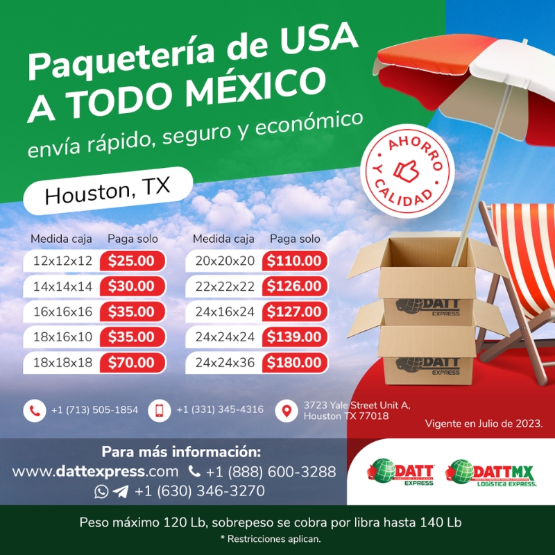 Promociones - Datt Express